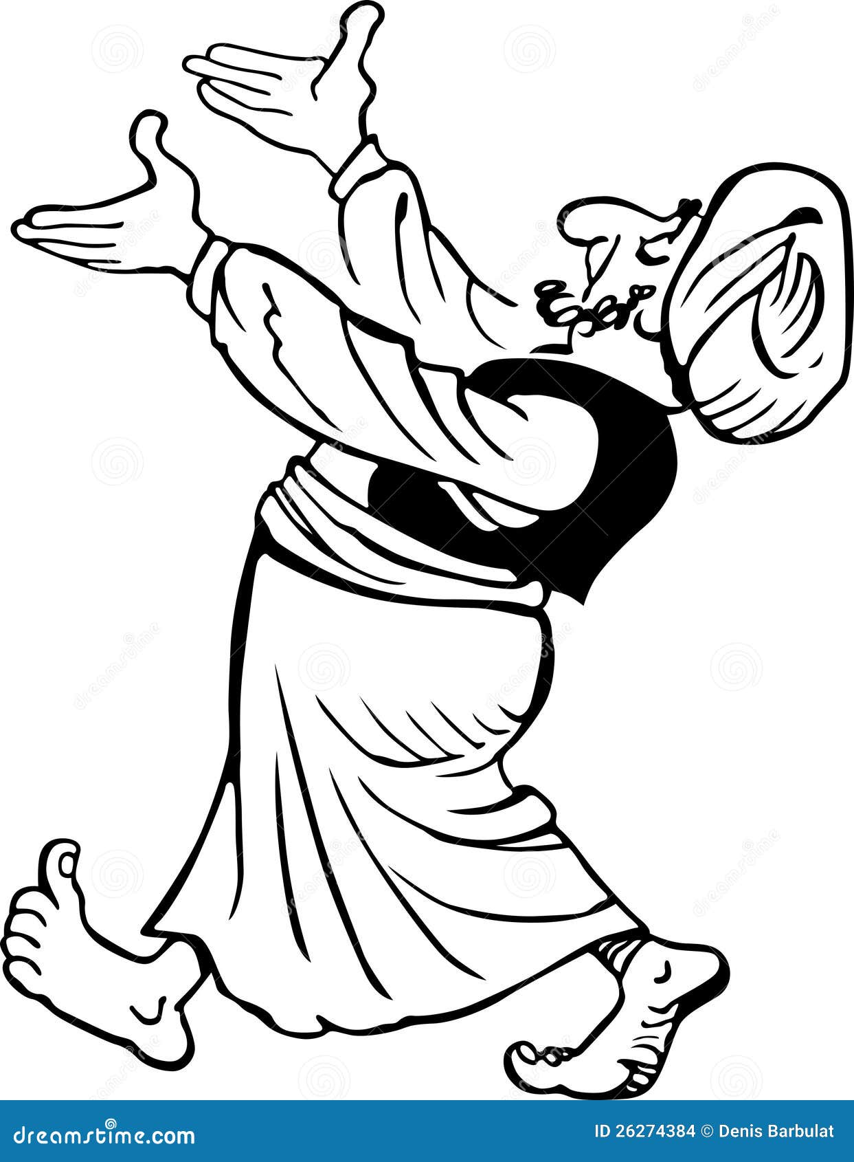 Hospitable Arab stock vector. Illustration of human, glad - 26274384