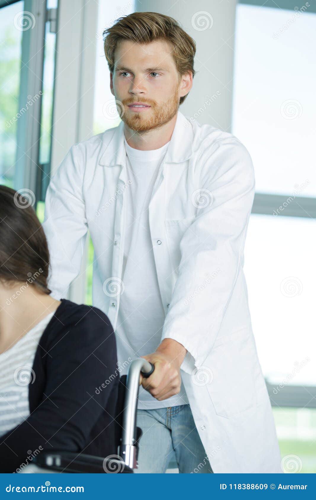 A hospital aid worker stock image. Image of service - 118388609