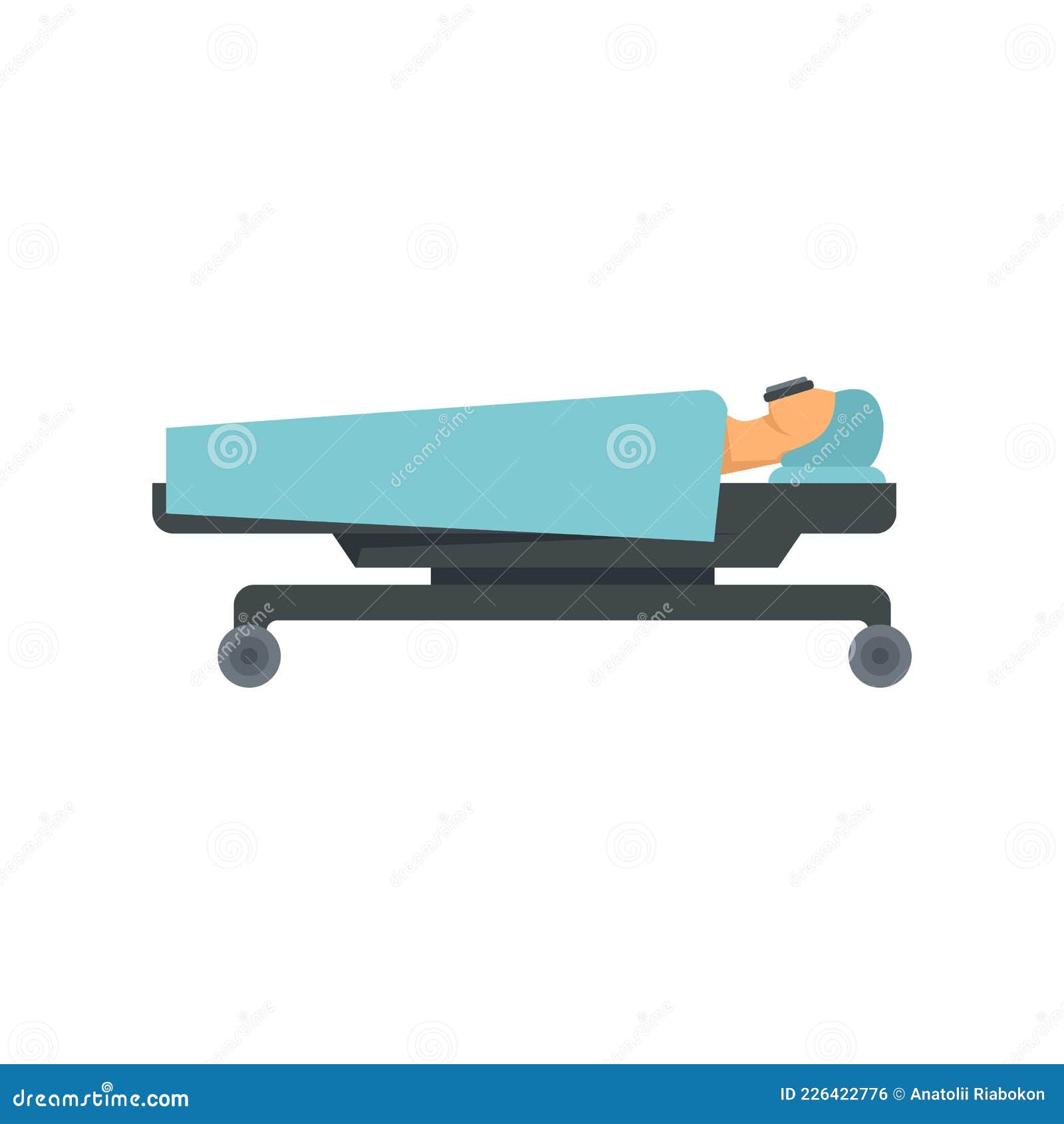 Hospital Anesthesia Mask Icon, Outline Style Cartoon Vector ...