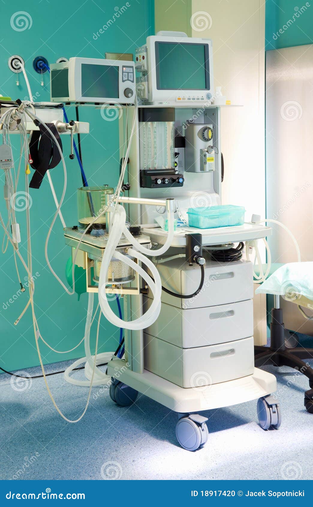 Hospital - Anesthesiology Equipment Stock Photo - Image of theater ...