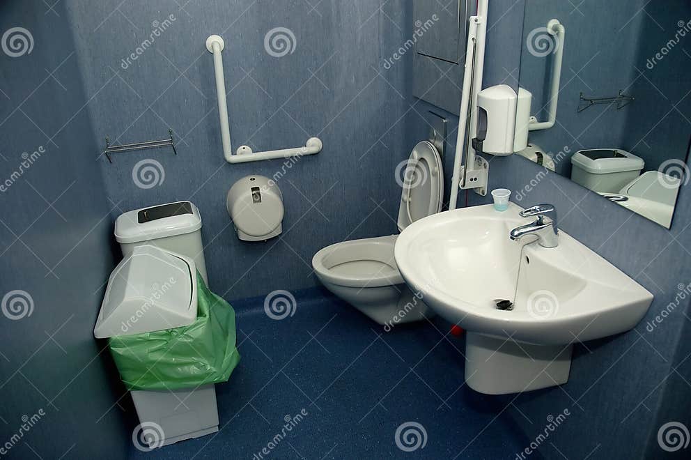Hospital Bathroom stock image. Image of clinical, medical - 1349187