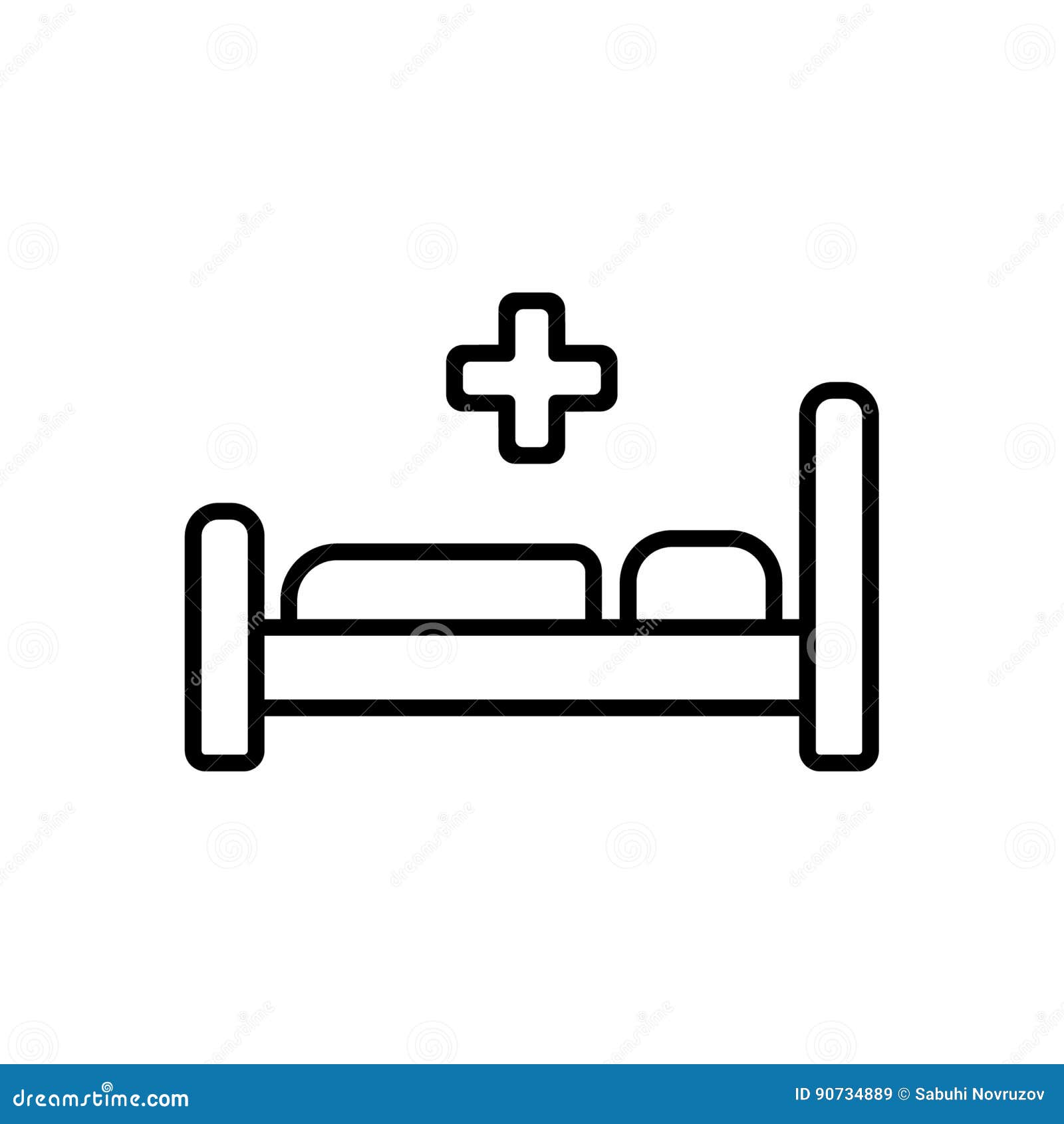 Hospital Bed Icon Symbol. Flat Vector Illustration Stock Vector ... Hospital Bed Icon Symbol. Flat Vector Illustration Stock Vector ...