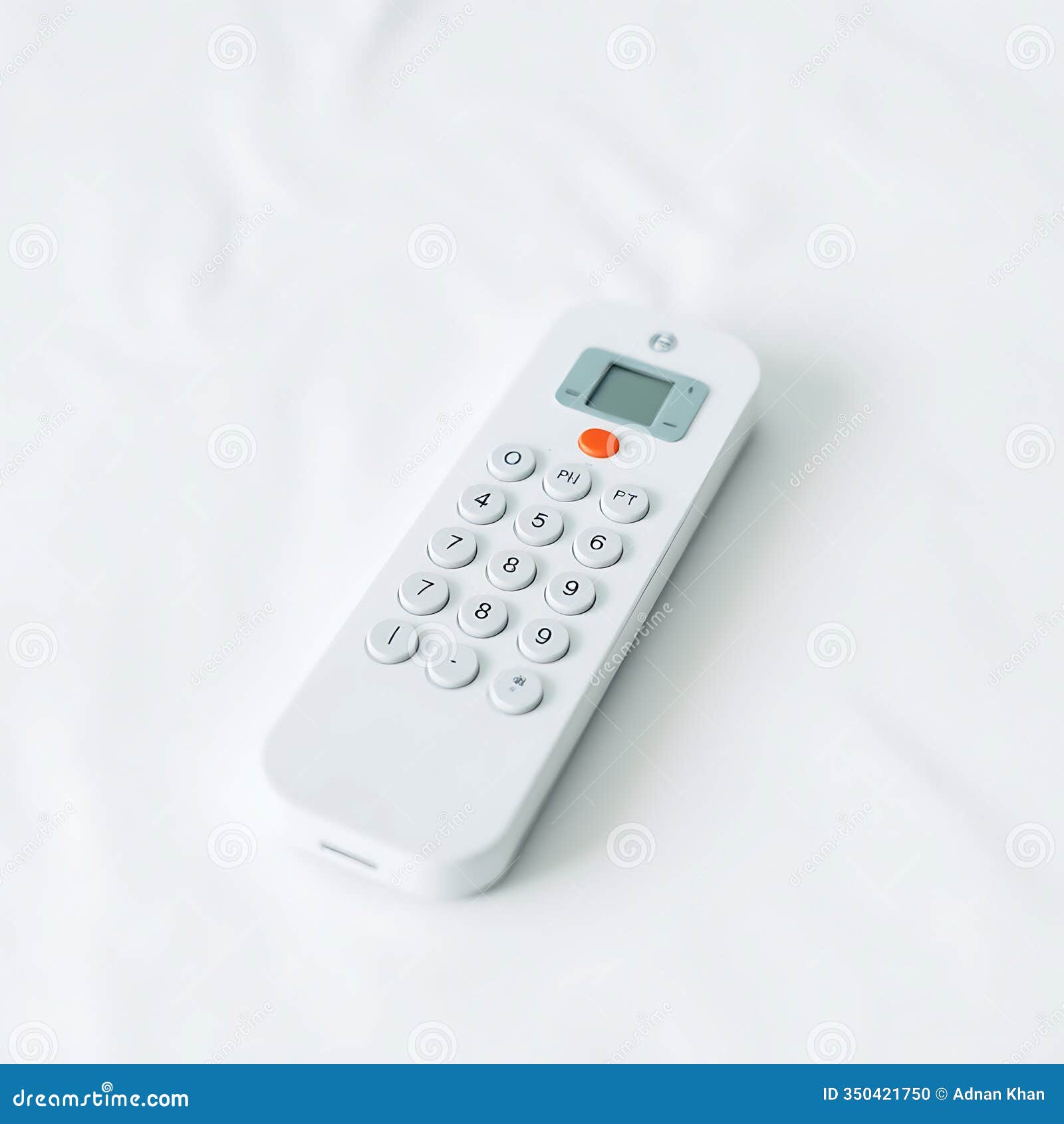 A Hospital Bed Remote Control with Clearly Labeled Buttons Placed on a ...