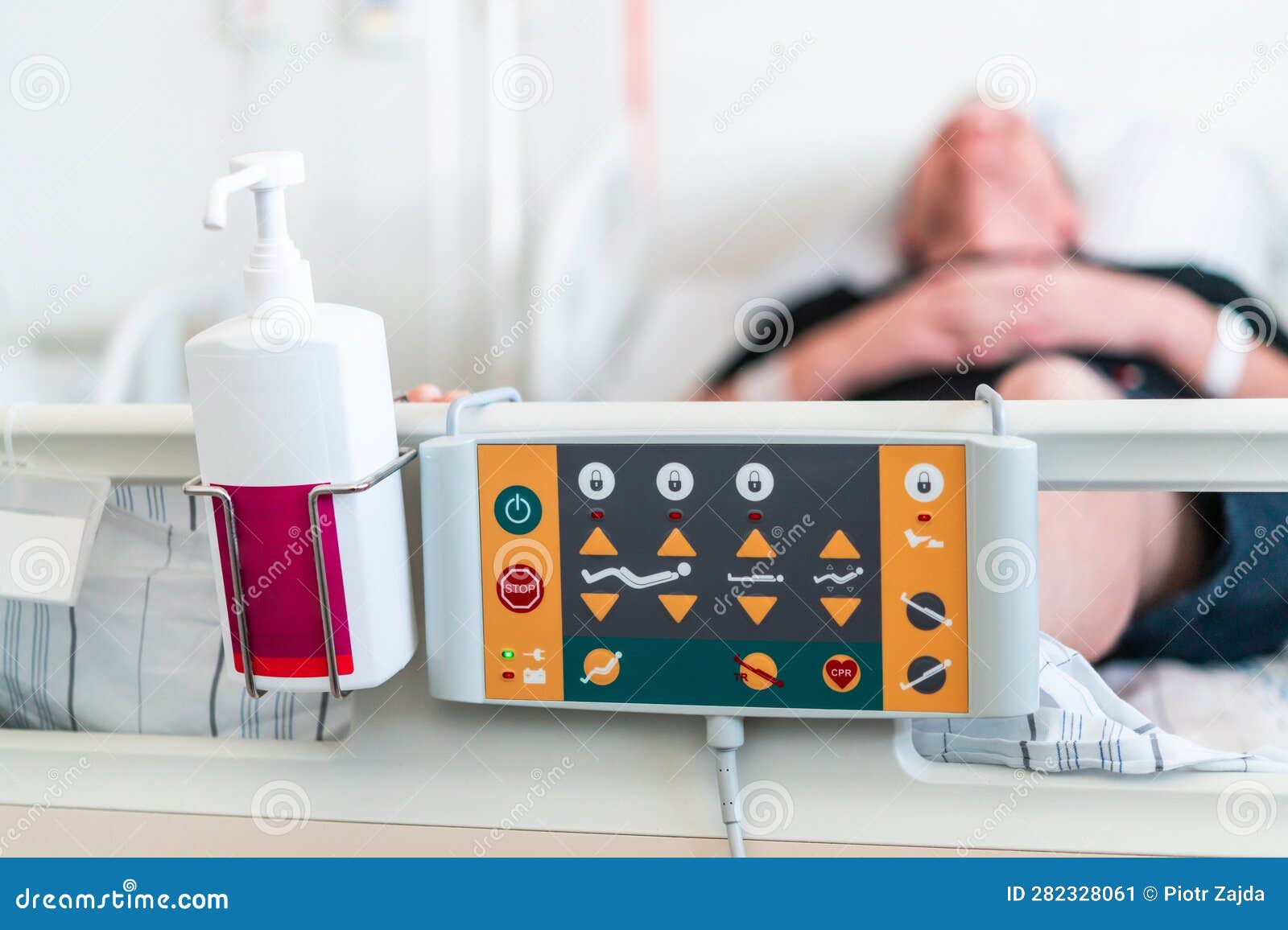 Hospital Bed Remote Controller Stock Image - Image of disease, hospital ...
