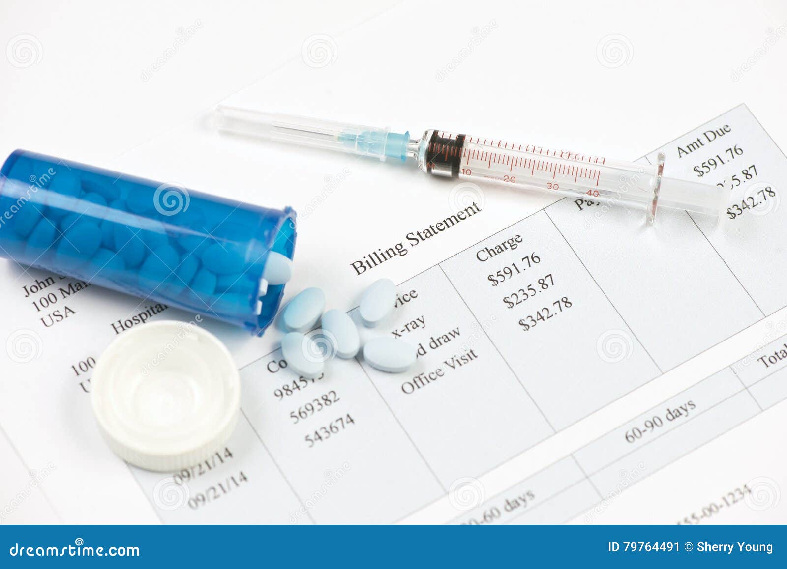 Hospital Bill stock image. Image of patient, health, hospital - 79764491