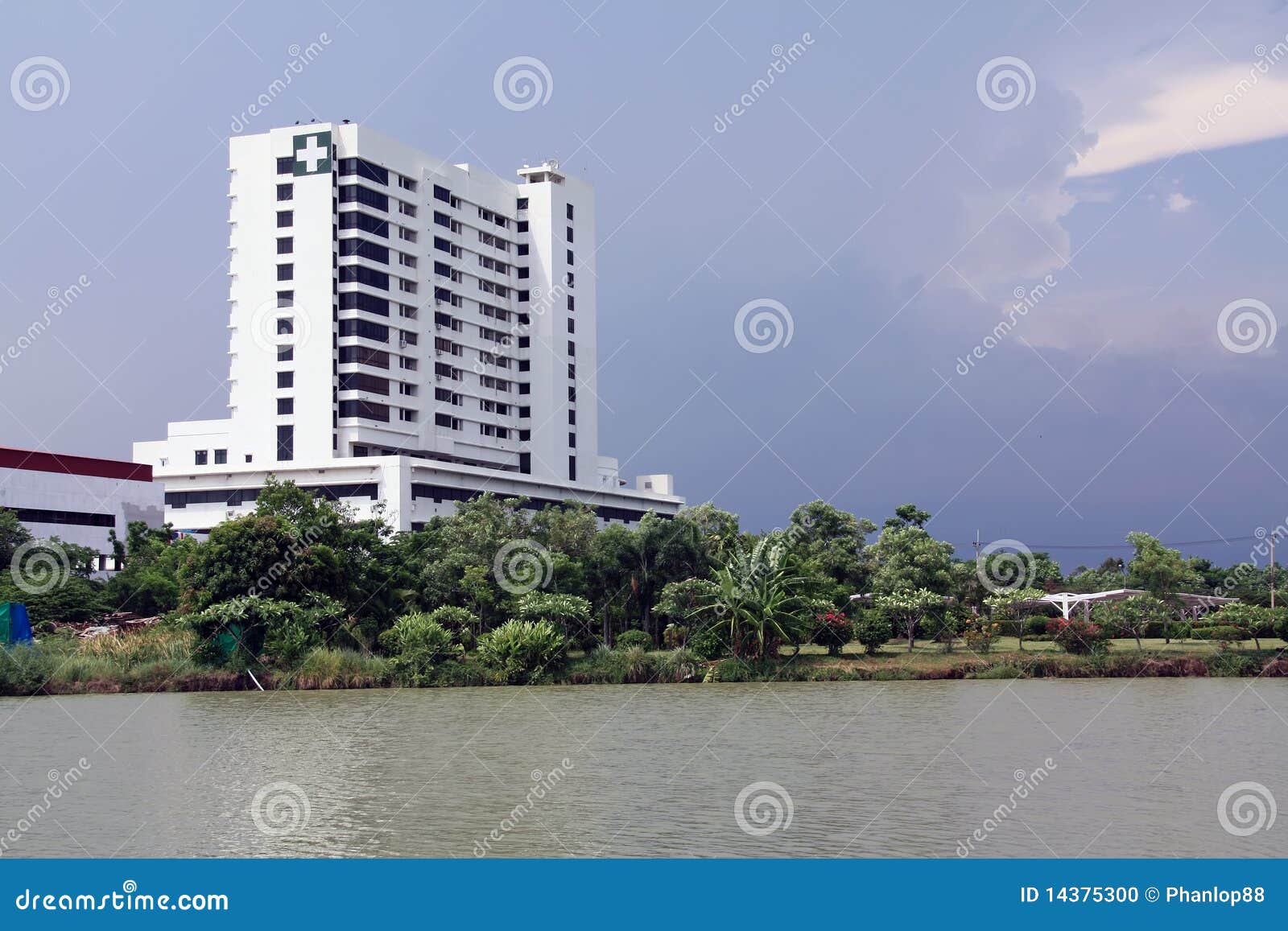 Hospital building stock photo. Image of enterprise, corporation - 14375300