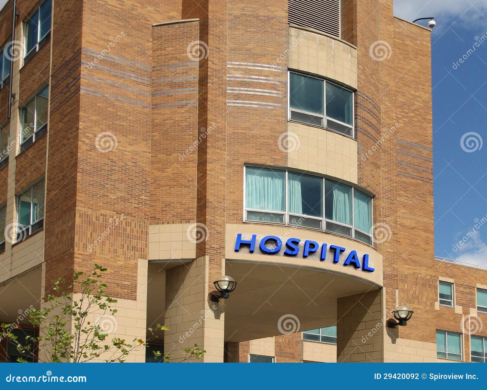 Hospital style building stock photo. Image of exterior - 29420092