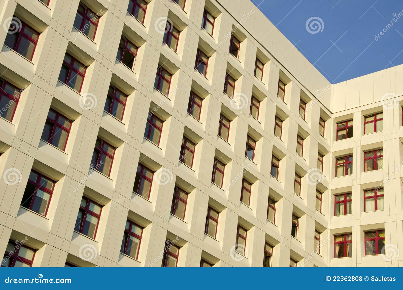 Hospital Building with Many Windows Backdrop. Stock Photo - Image of ...