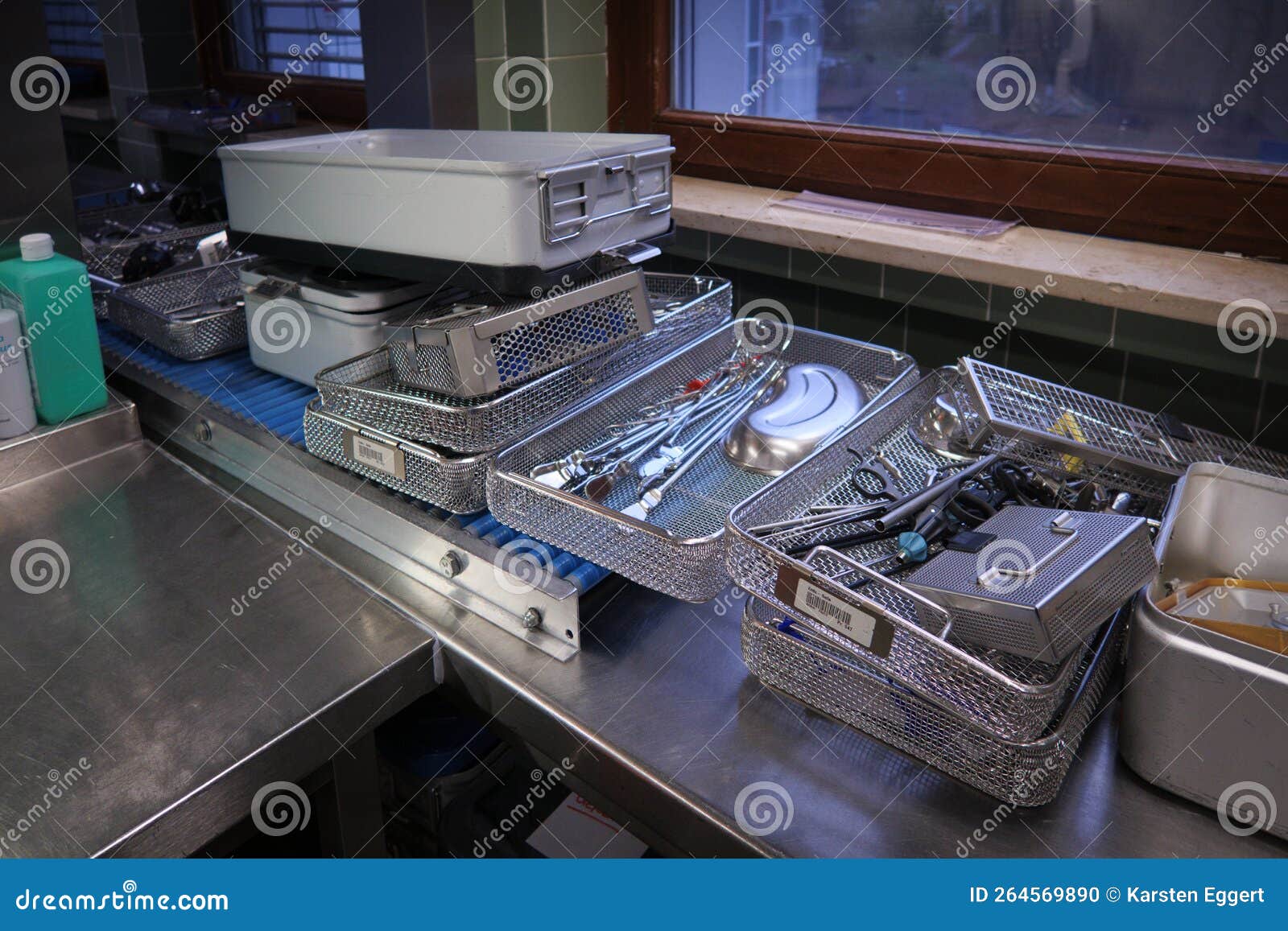 In a Hospital, the Cleaned Surgical Instruments are Reprocessed Stock ...
