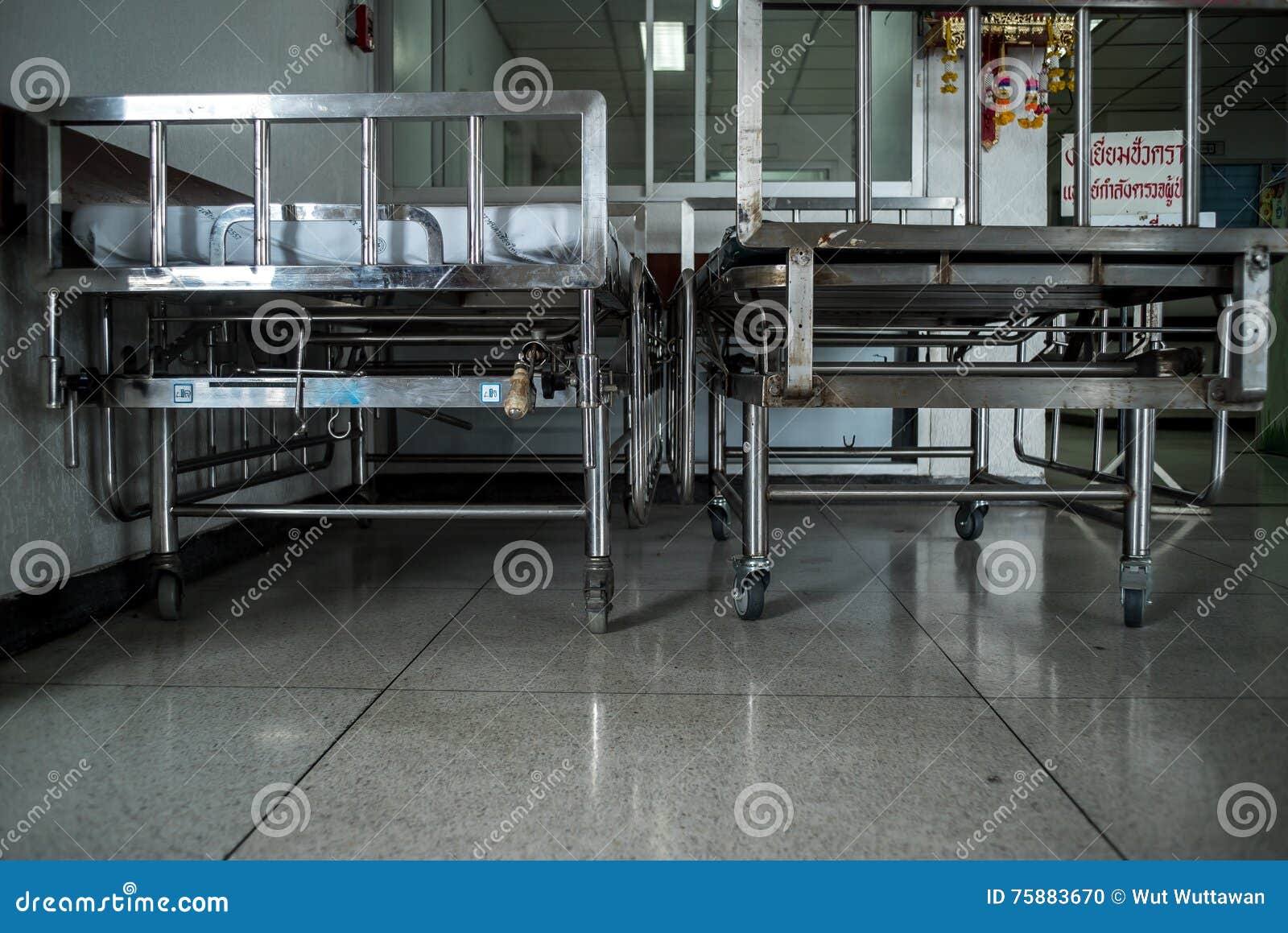 Hospital Cot stock photo. Image of mobile, ambulatory - 75883670