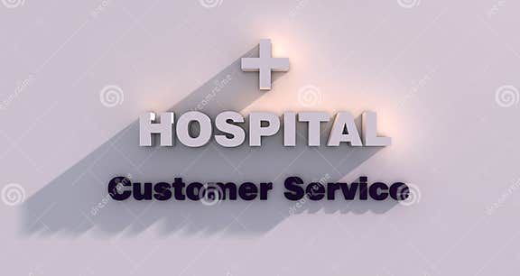 Hospital customer service stock illustration. Illustration of sign ...