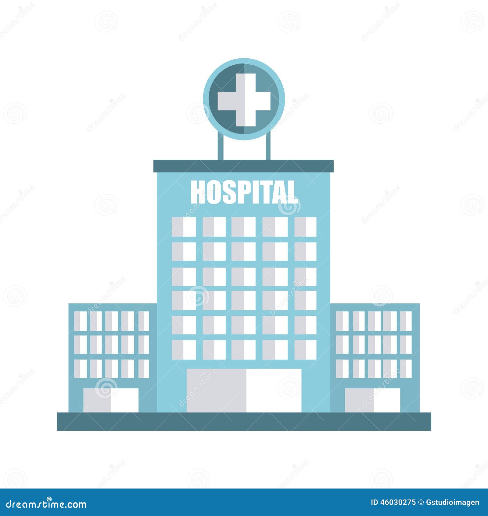 Hospital design stock vector. Illustration of symbol - 46030275