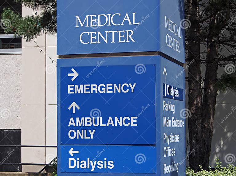 Hospital direction sign stock photo. Image of hospital - 32351788