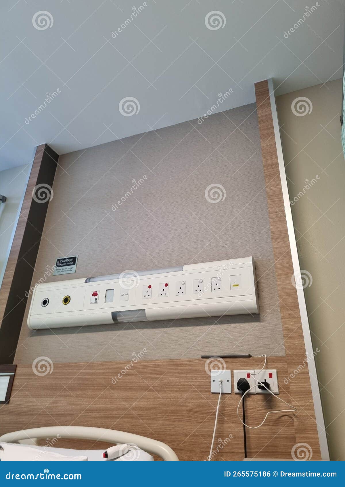 Hospital Electrical Facilities for Patients Stock Photo - Image of ...
