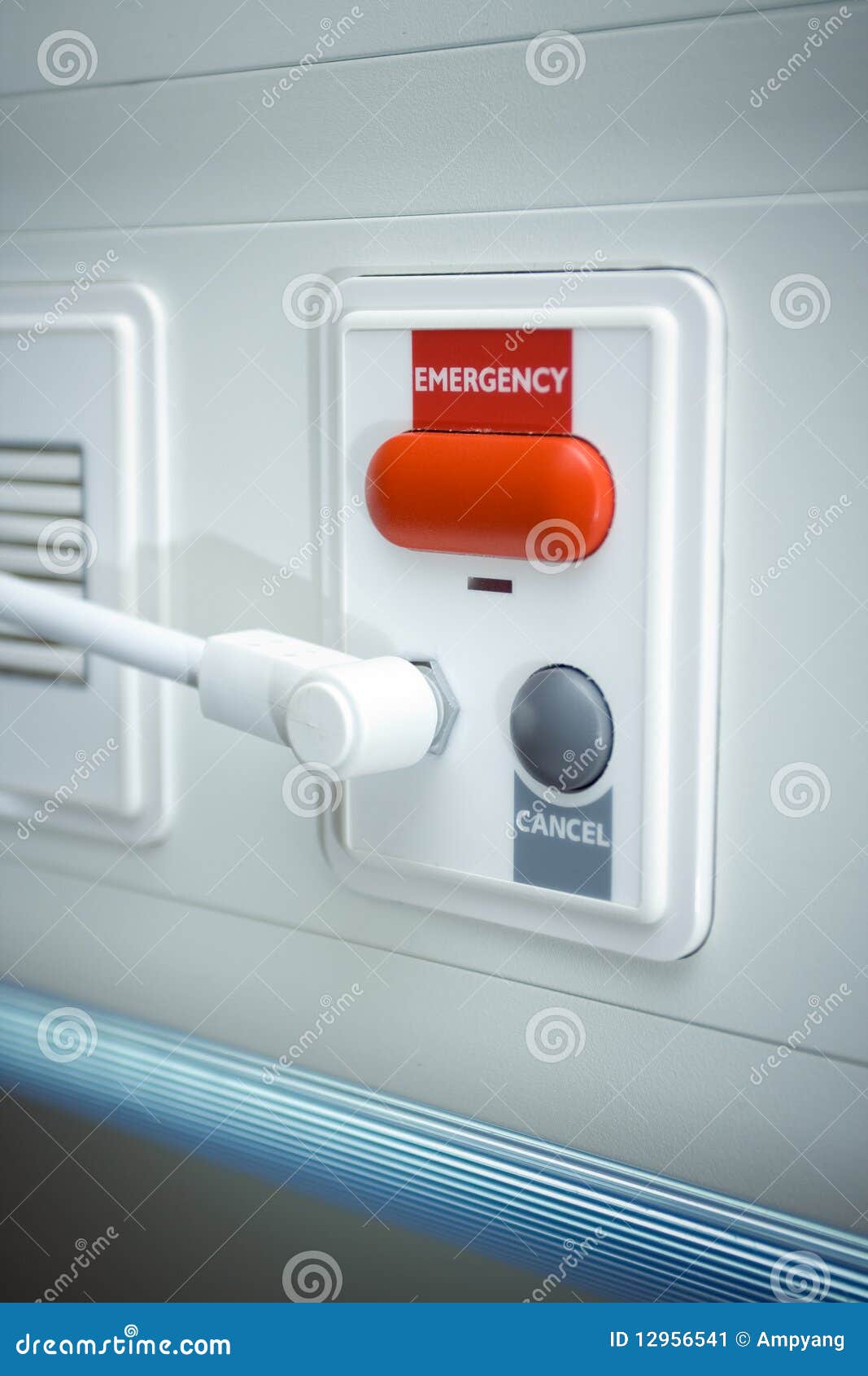 Hospital emergency button stock image. Image of push - 12956541