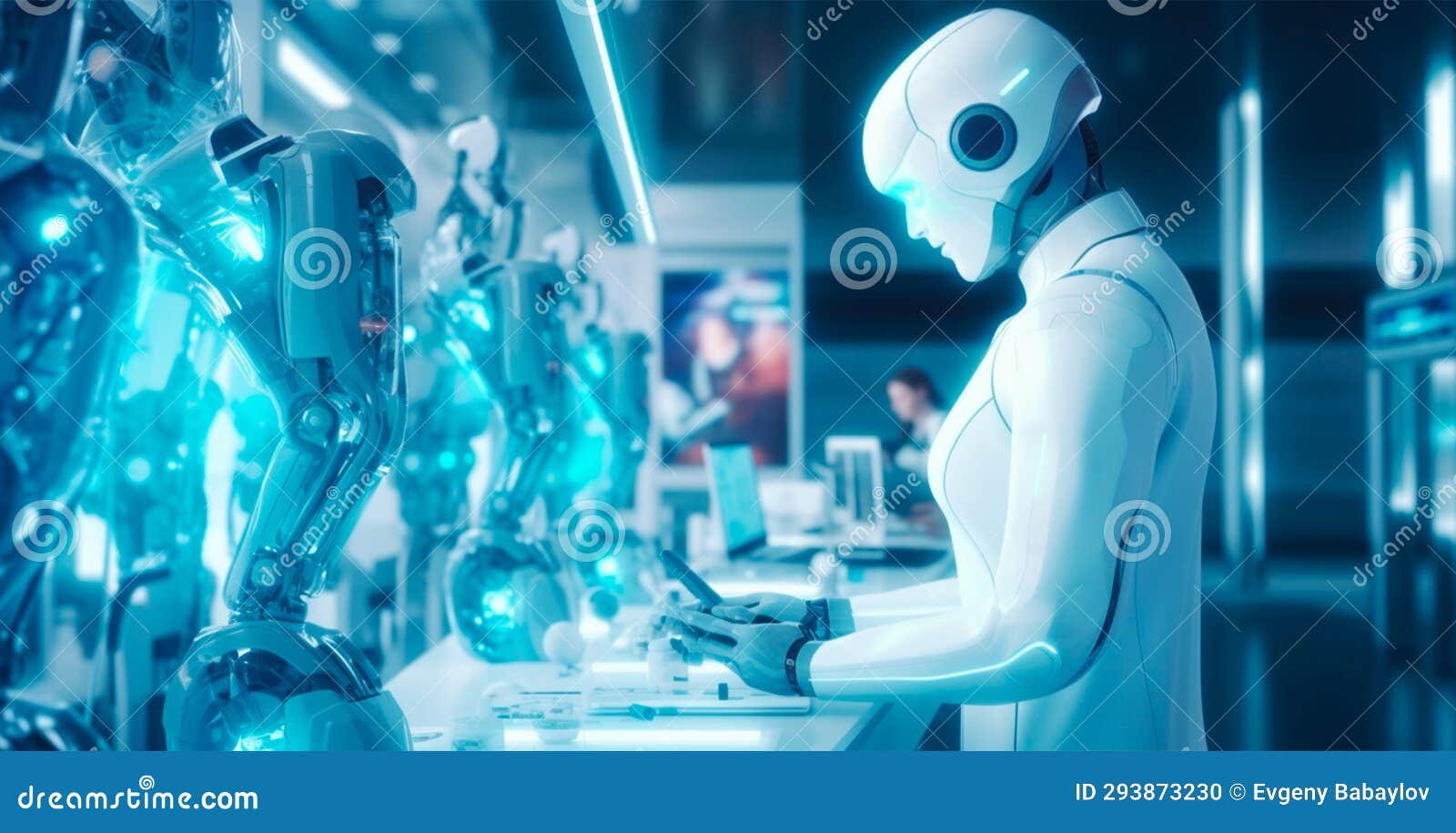 Hospital of the Future, Cyber Doctor, Advanced Modern Cyberpunk ...