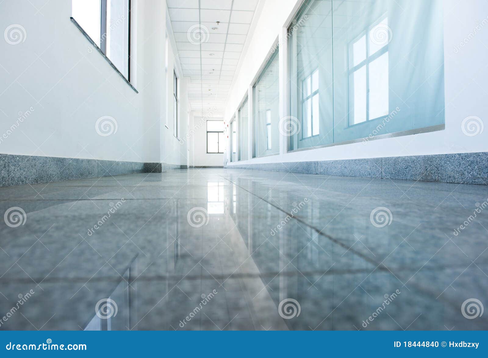 Office Hallway Bright Low Perspective Stock Photos - Free & Royalty ...