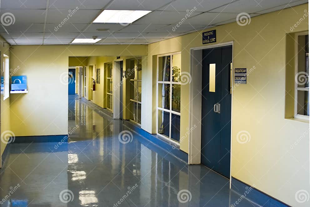 Hospital hallway stock photo. Image of path, line, hospital - 2817842