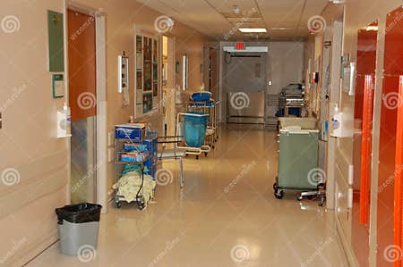 Hospital hallway stock photo. Image of modern, lifestyle - 4359544