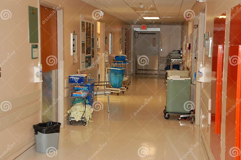 Hospital hallway stock photo. Image of modern, lifestyle - 4359544