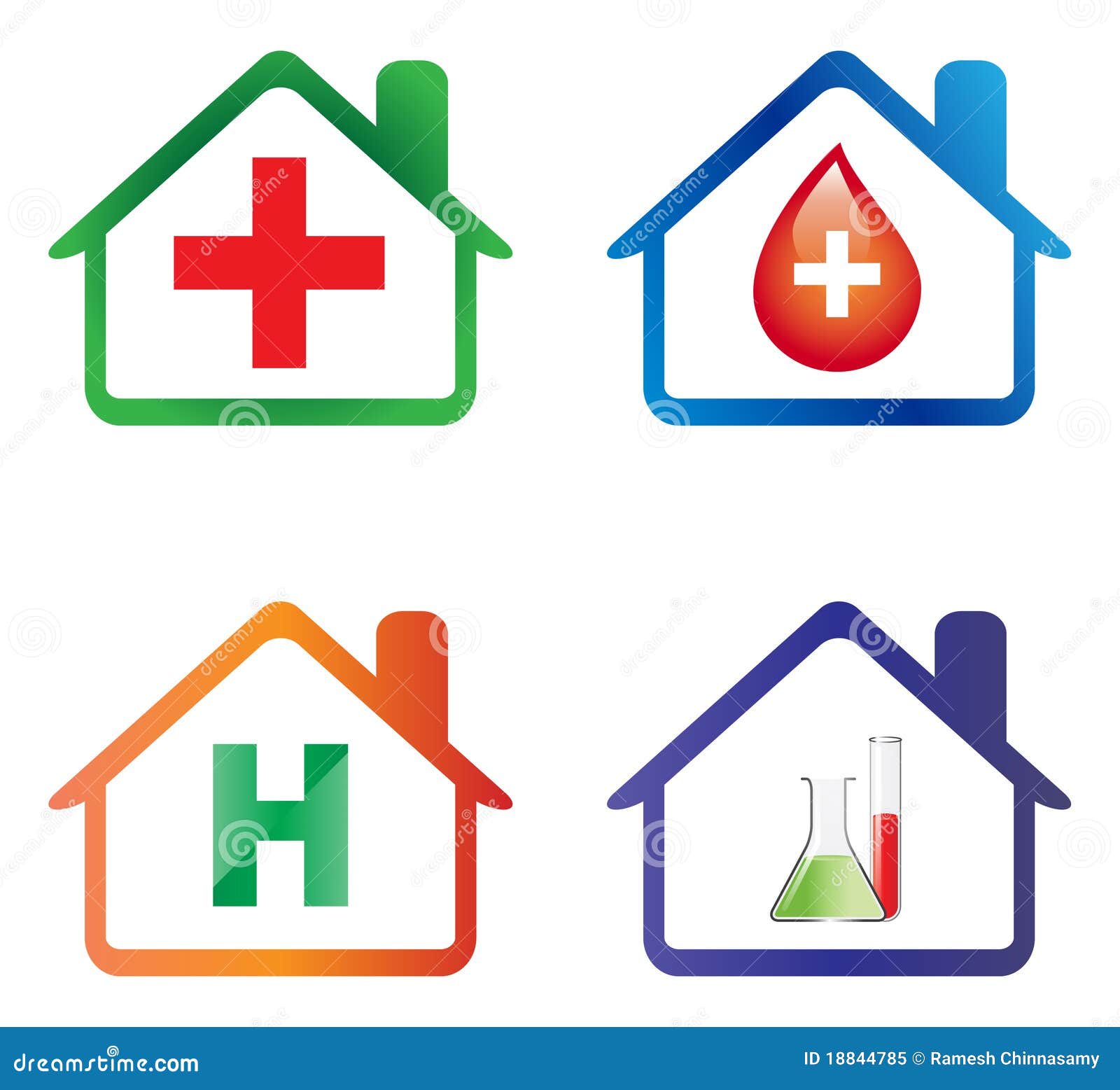 Hospital icons stock vector. Illustration of health, emergency - 18844785