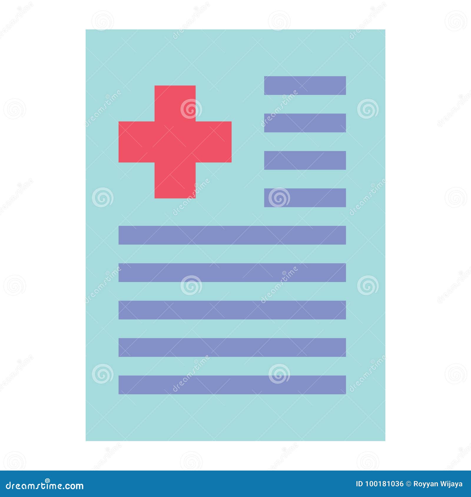 Hospital Information stock vector. Illustration of icon - 100181036