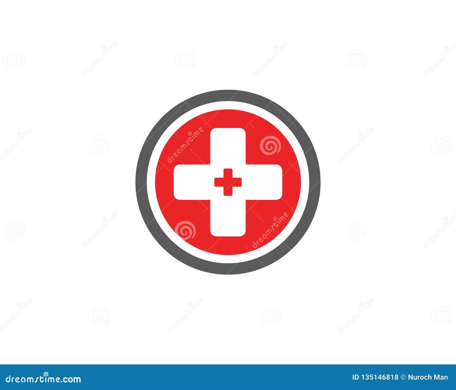Hospital Logo Red Vector Icon, Doctor, Graphic With Heart Shape ...