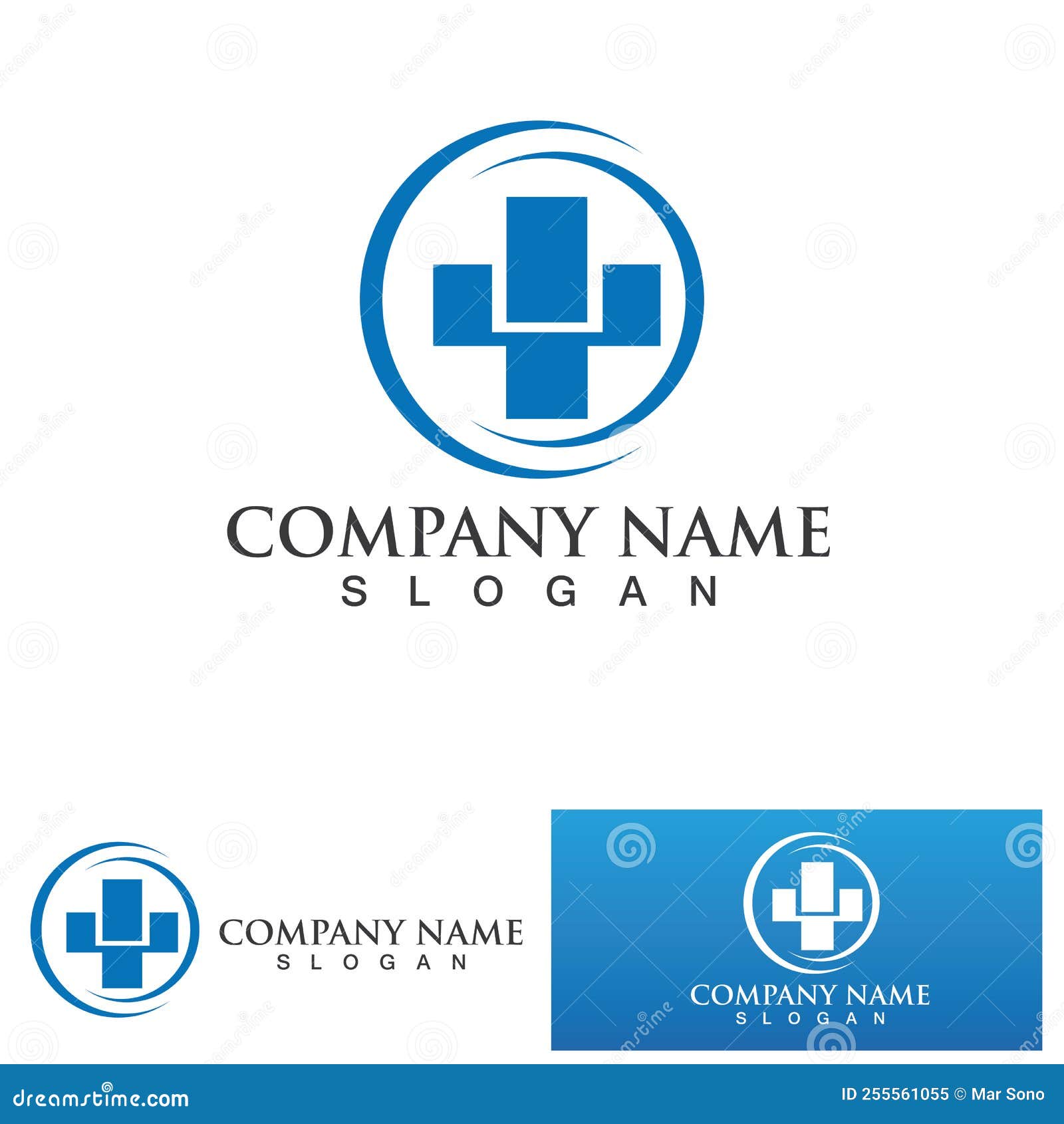 Hospital logo and symbol stock vector. Illustration of medicine - 255561055