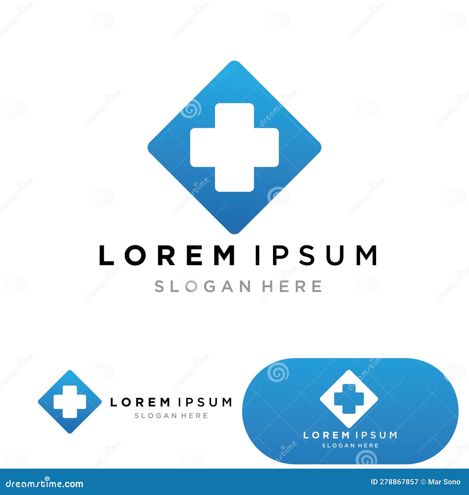 Hospital logo and symbol stock vector. Illustration of care - 278867857