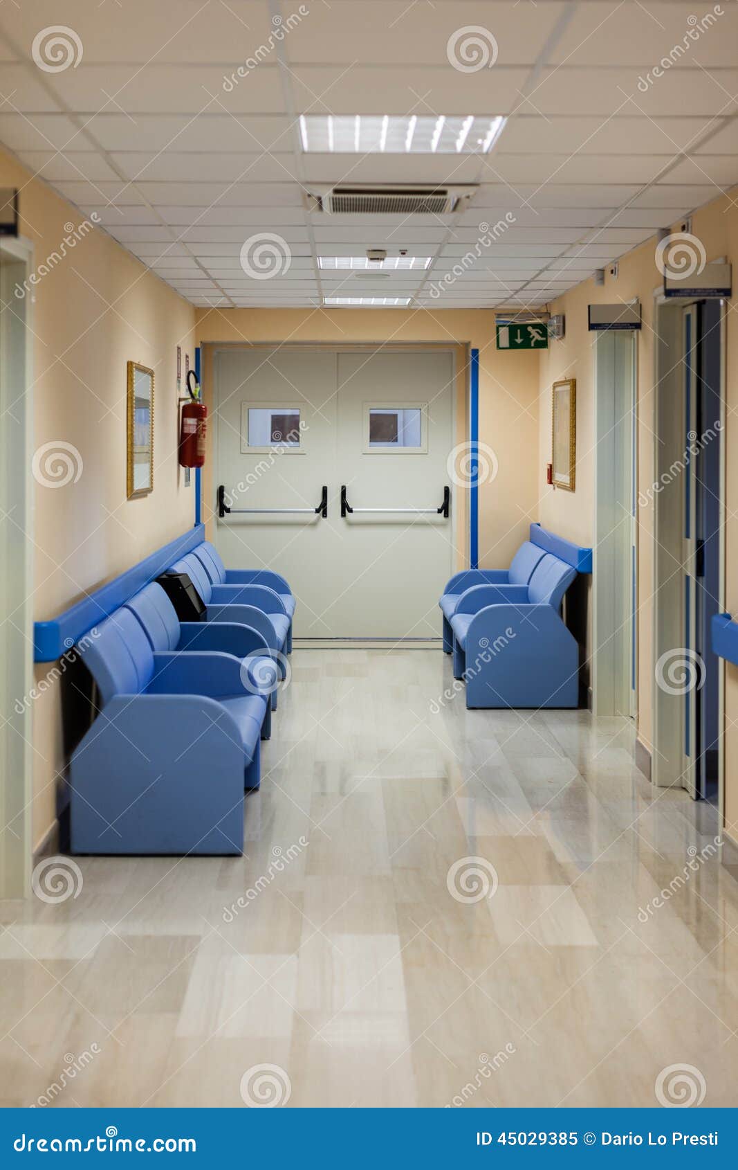 Hospital lounge stock image. Image of corridor, floor - 45029385