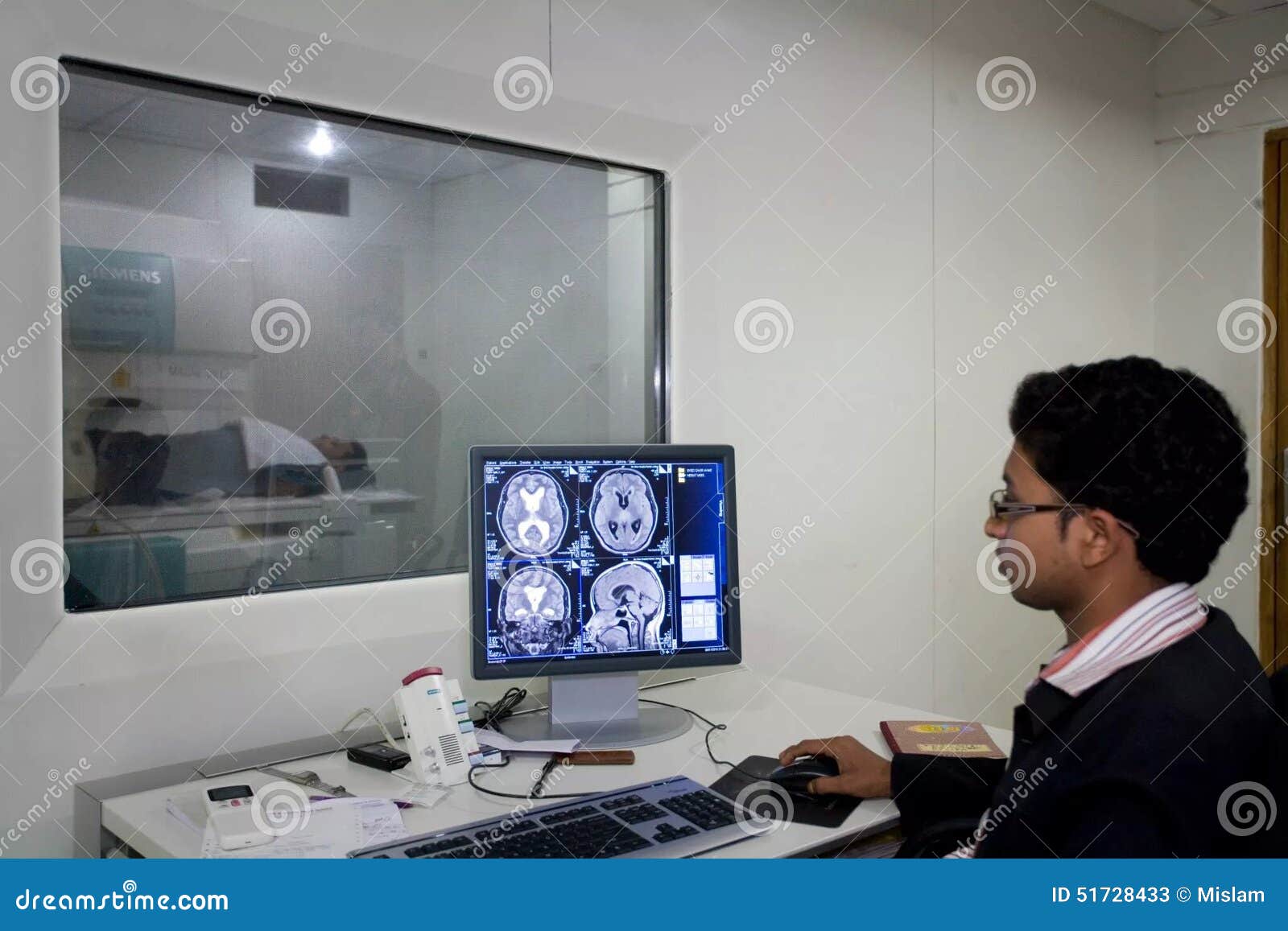 Hospital MRI Scan and Screen Editorial Stock Photo - Image of scan ...
