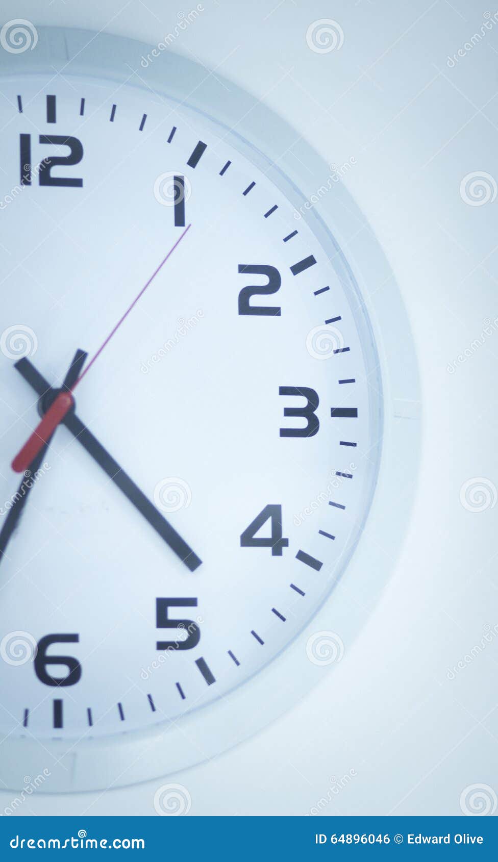 Hospital Operating Room Clock Stock Photo - Image of hands, time: 64896046