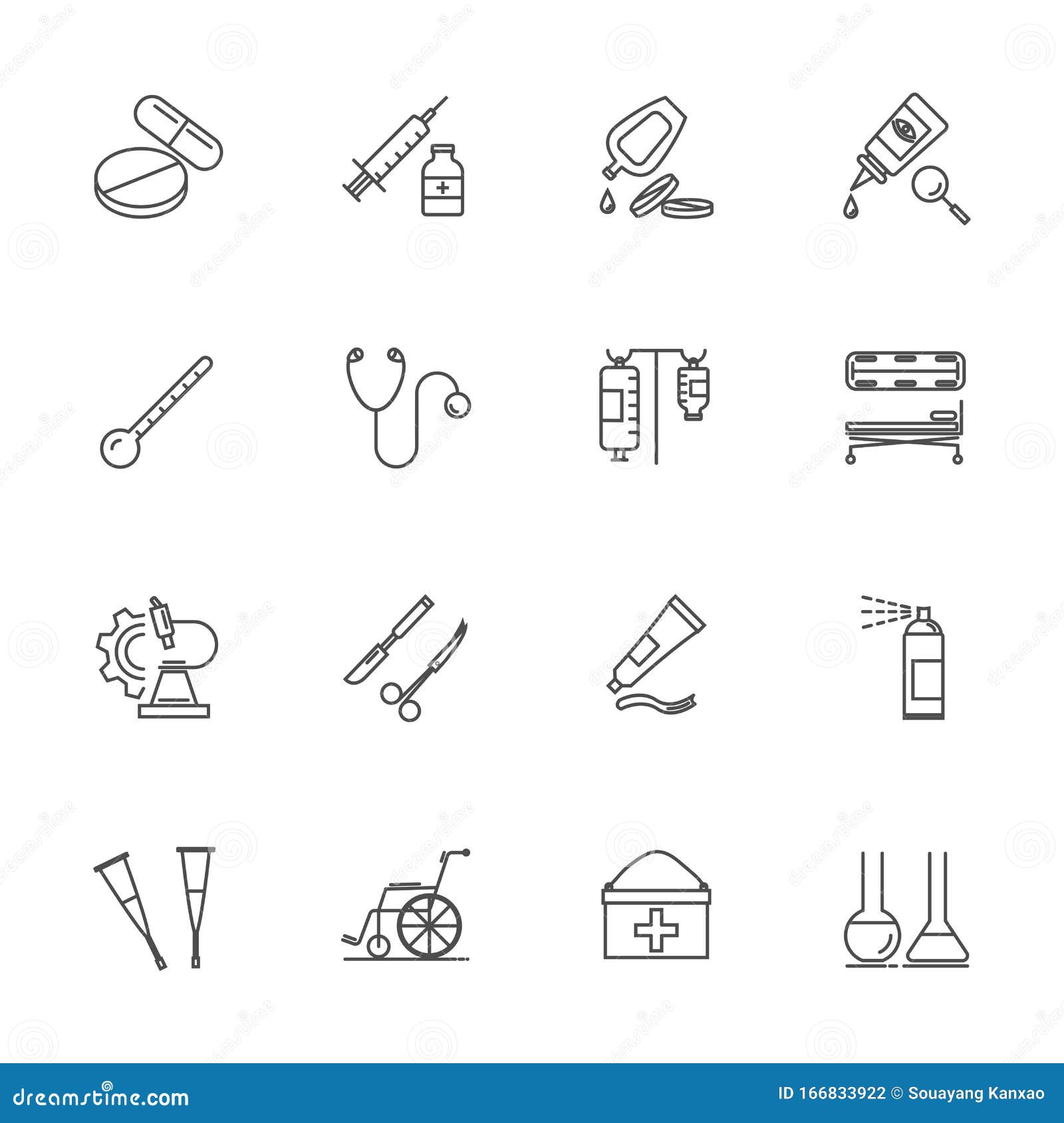 Hospital Outline Icon Cartoon Vector | CartoonDealer.com #70692605
