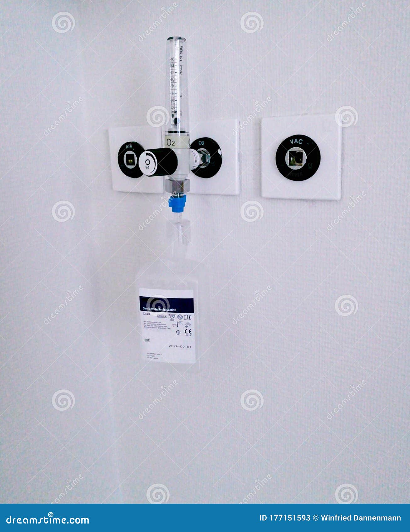 Hospital Oxygen Connection on the Wall Editorial Stock Photo - Image of ...