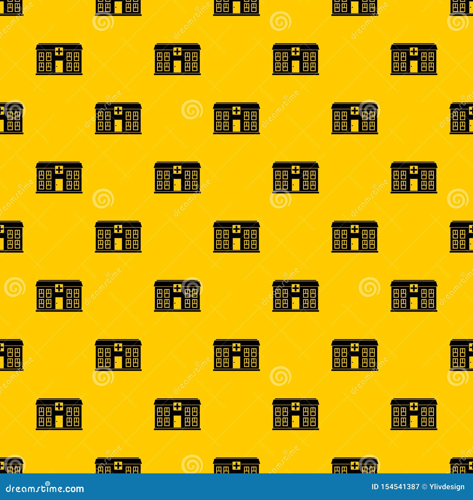 Hospital pattern vector stock vector. Illustration of ambulatory ...