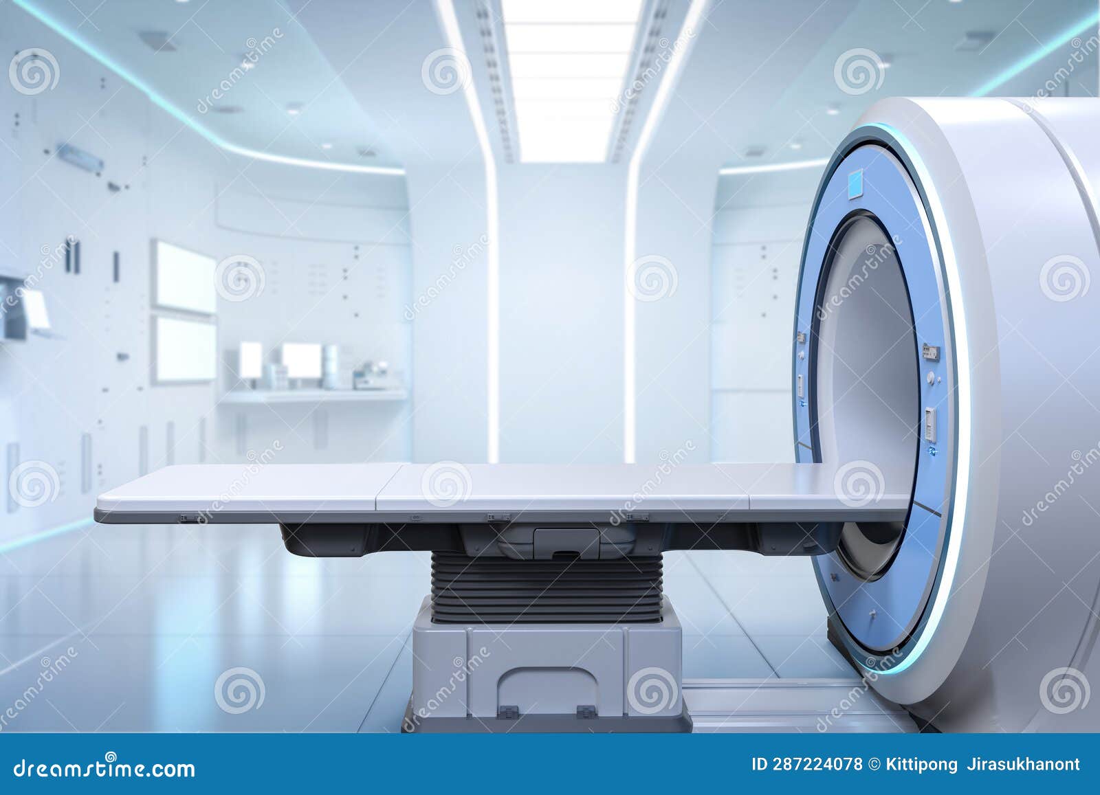 Hospital Radiology Room With Mri Scanner And X-ray Machine Royalty-Free ...