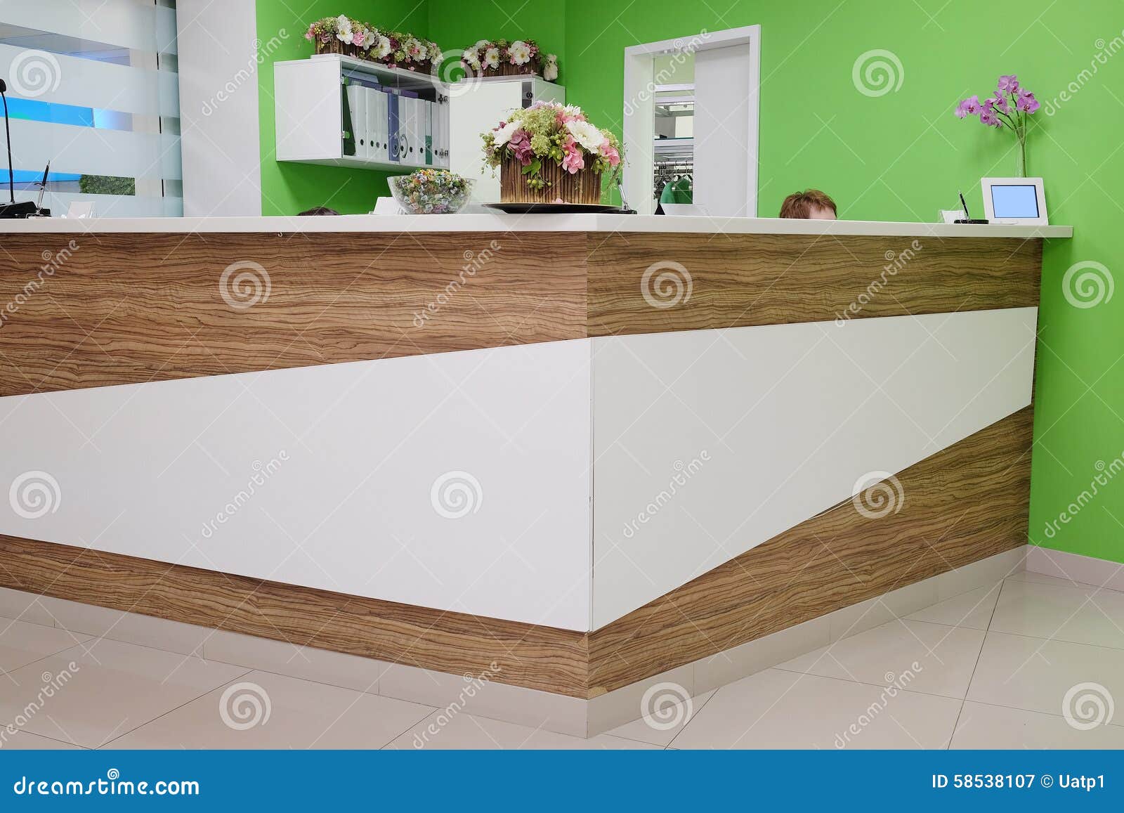 Hospital reception stock image. Image of reception, interior - 58538107