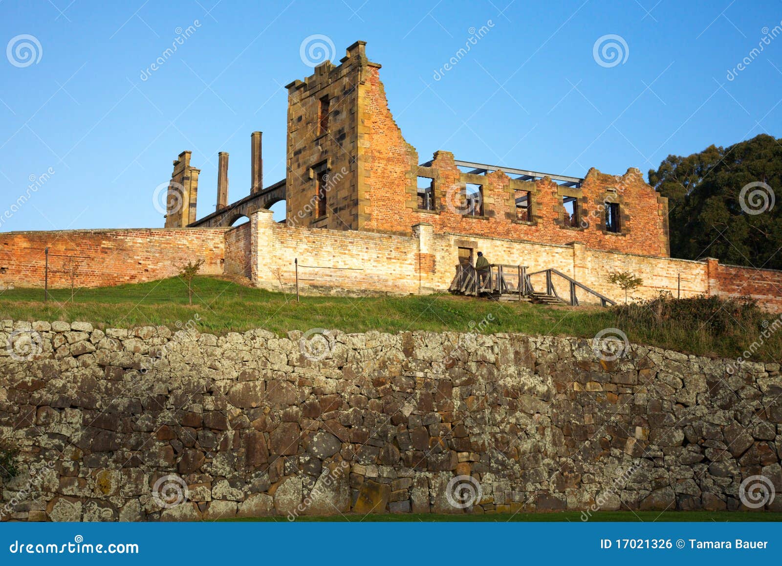 Hospital Relic at Port Arthur Stock Photo - Image of landmark, historic ...