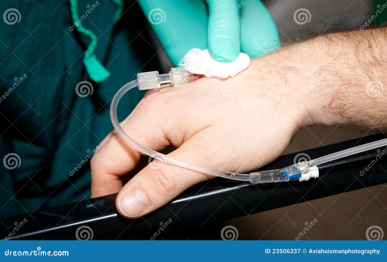 At the Hospital: Removal of an IV Stock Image - Image of hospitalized ...