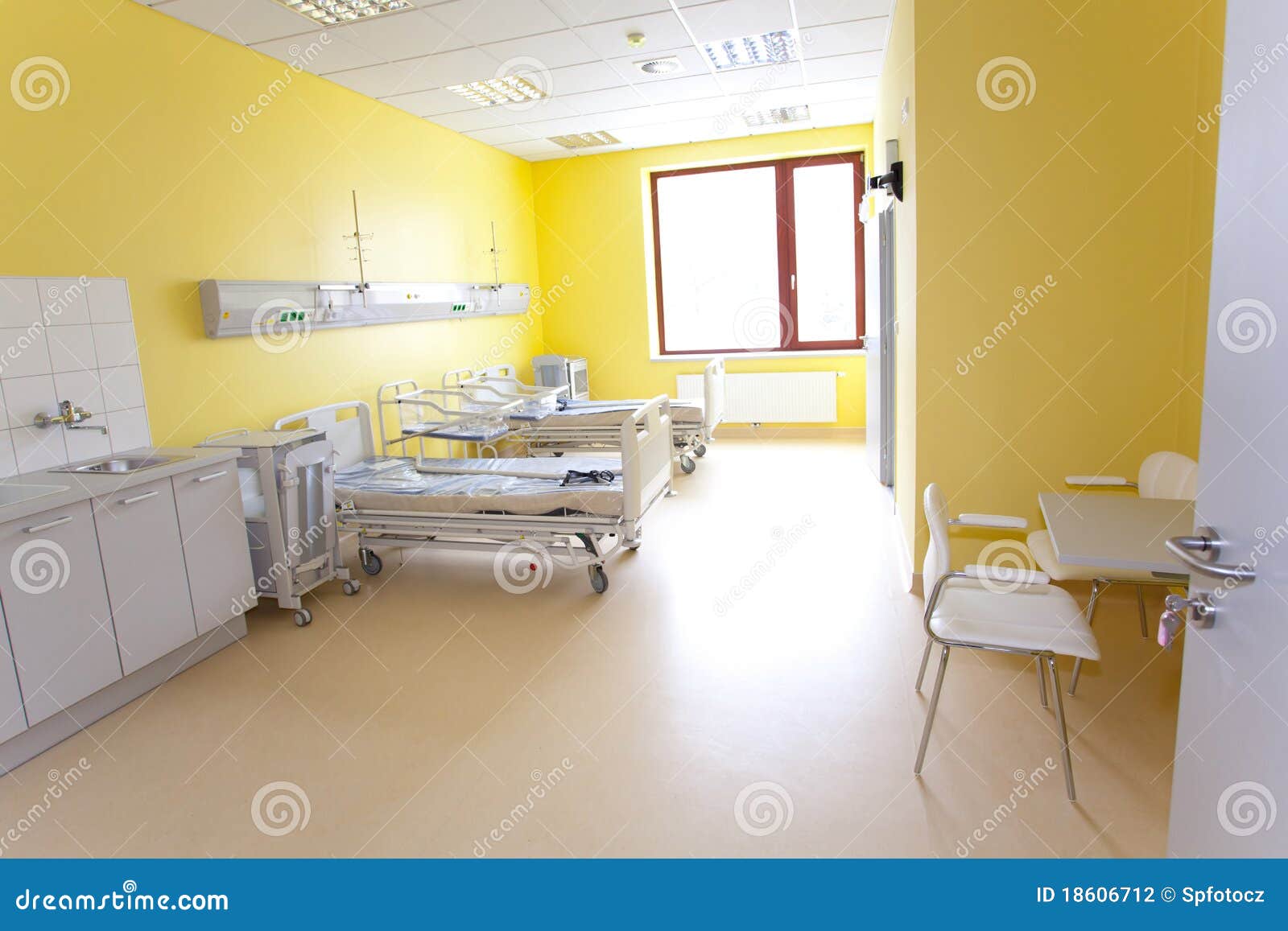 Hospital room stock photo. Image of clean, hurt, blanket - 18606712