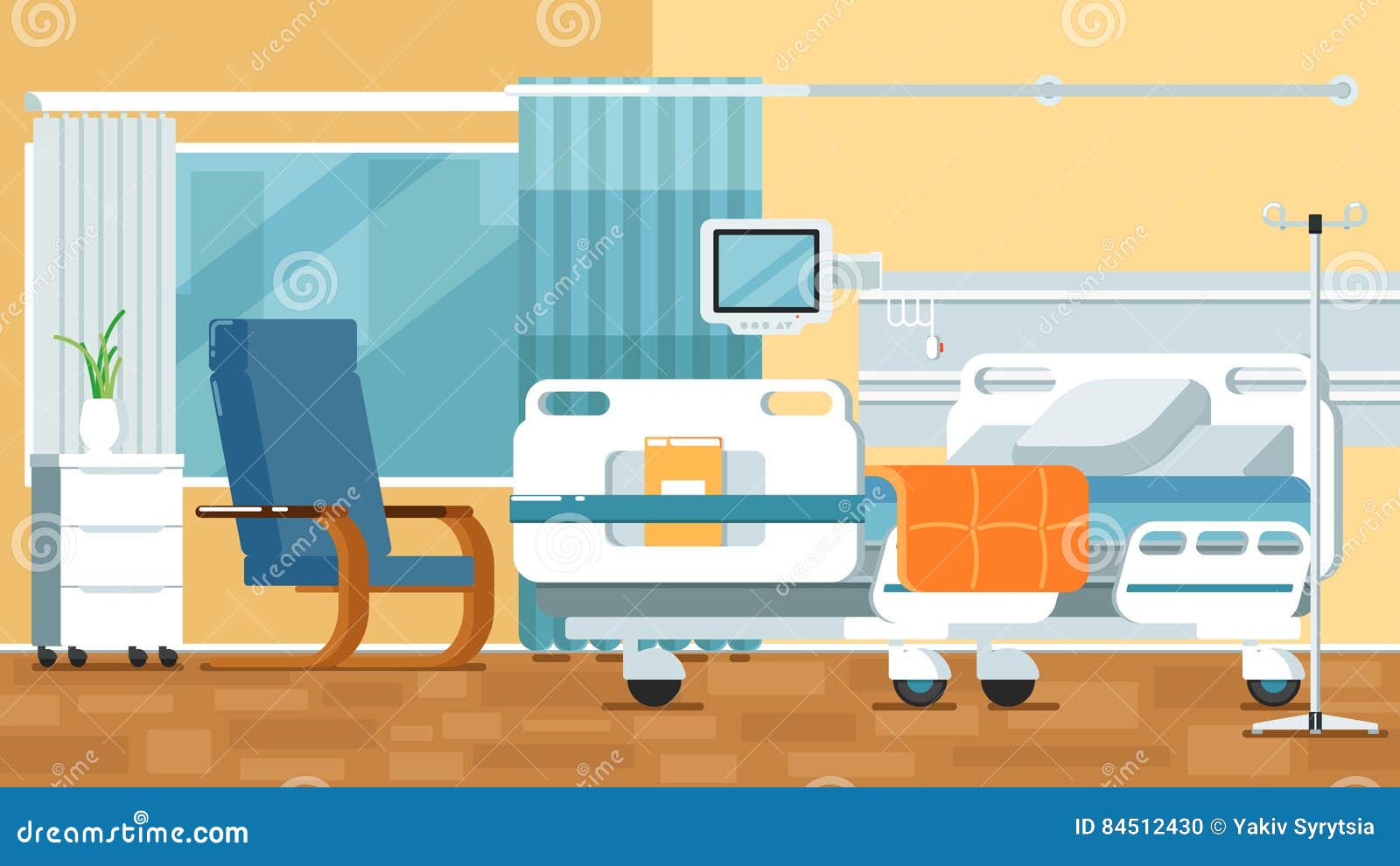 Hospital Room Illustrations Stock Vector - Illustration of adorable ...