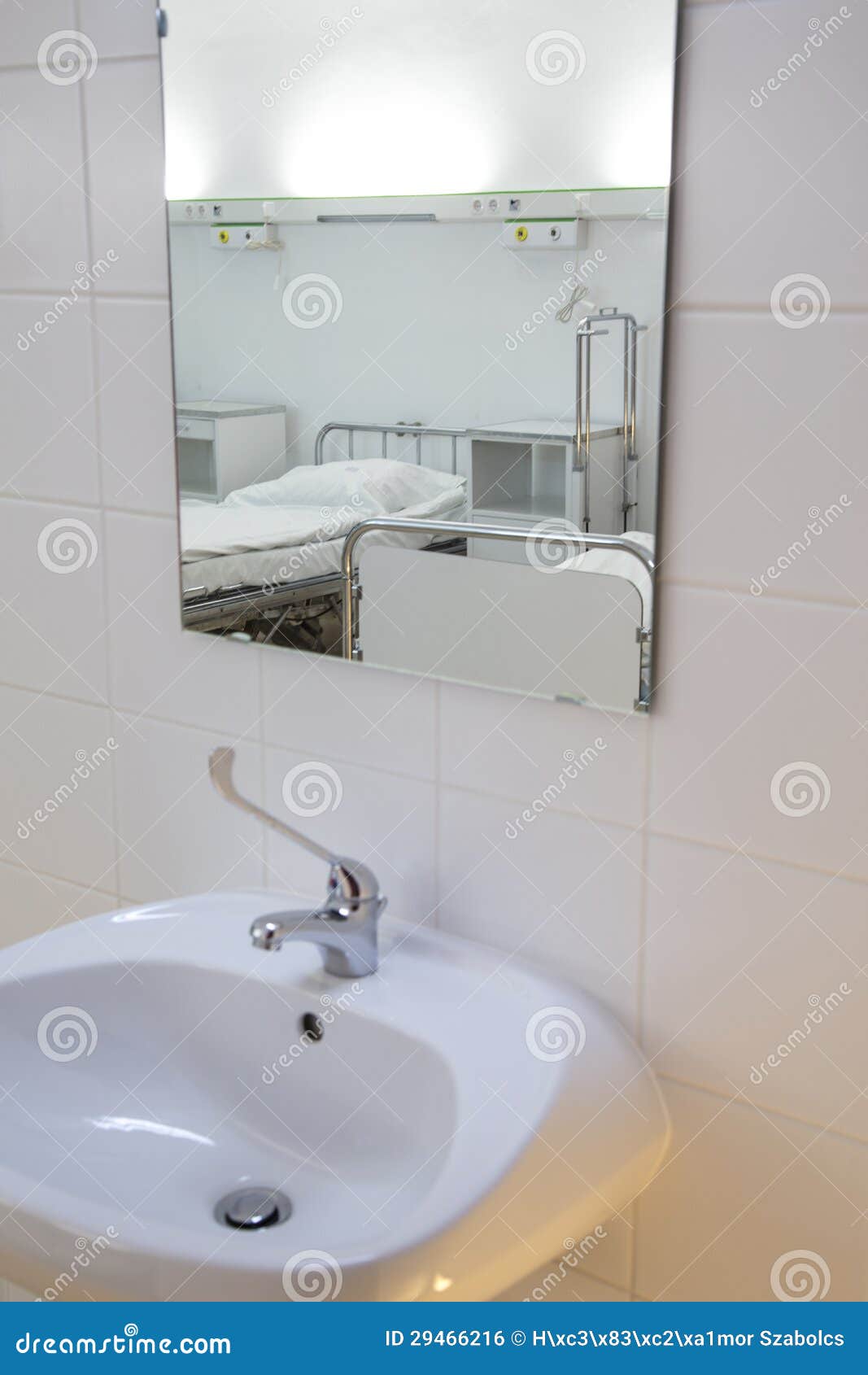 Hospital room in mirror stock photo. Image of intensive - 29466216