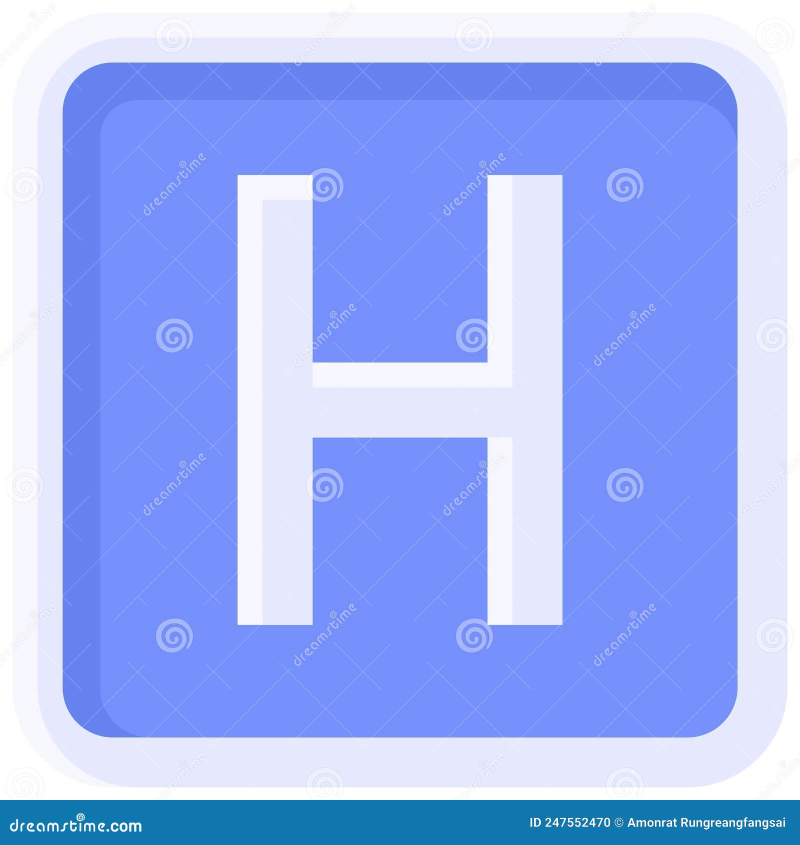 Hospital Sign Icon, Wayfinding Sign Vector Stock Vector - Illustration ...