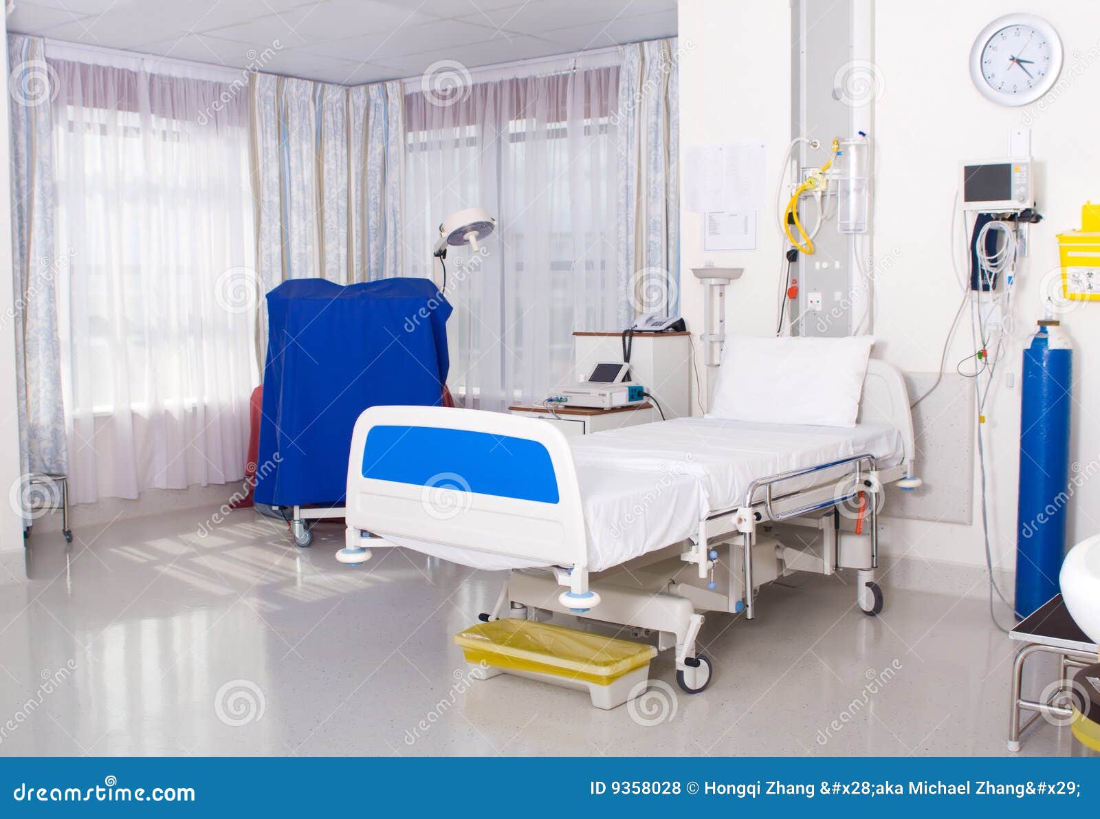 Hospital ward stock photo. Image of clinical, indoors - 9358028
