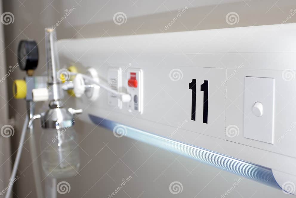Hospital ward panel stock photo. Image of apparatus, suction - 18148650
