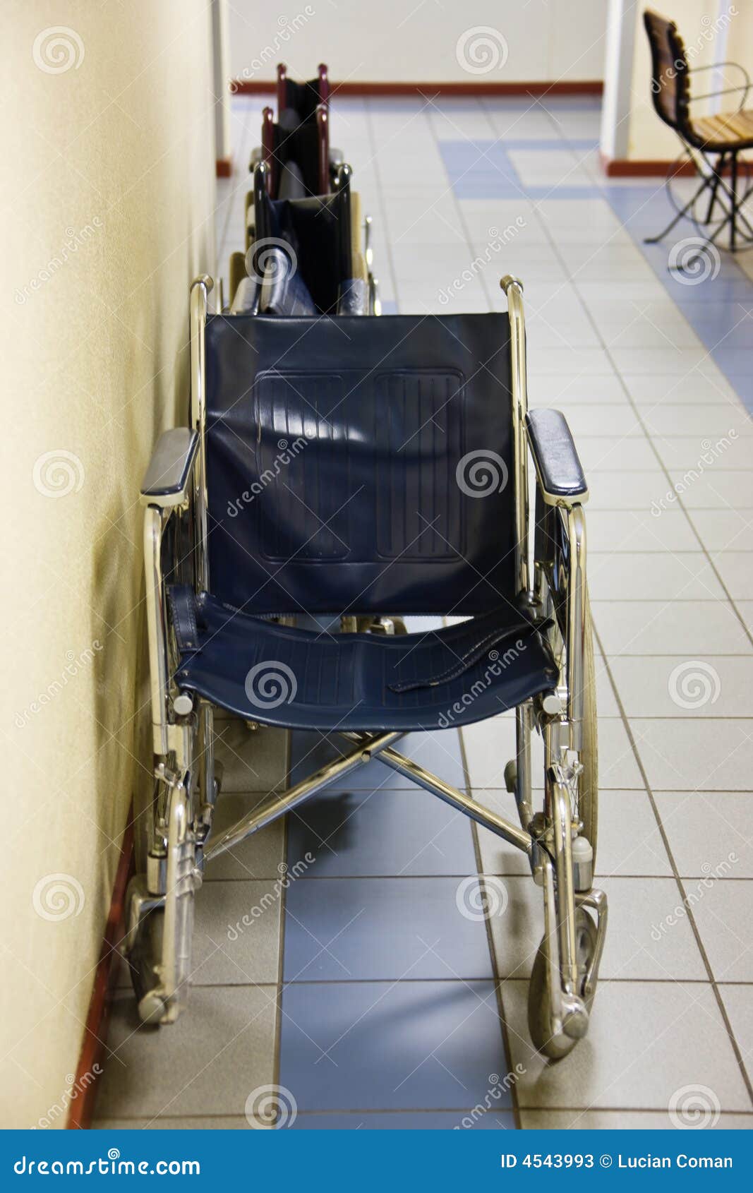 Hospital wheelchairs stock image. Image of clean, accessibility - 4543993