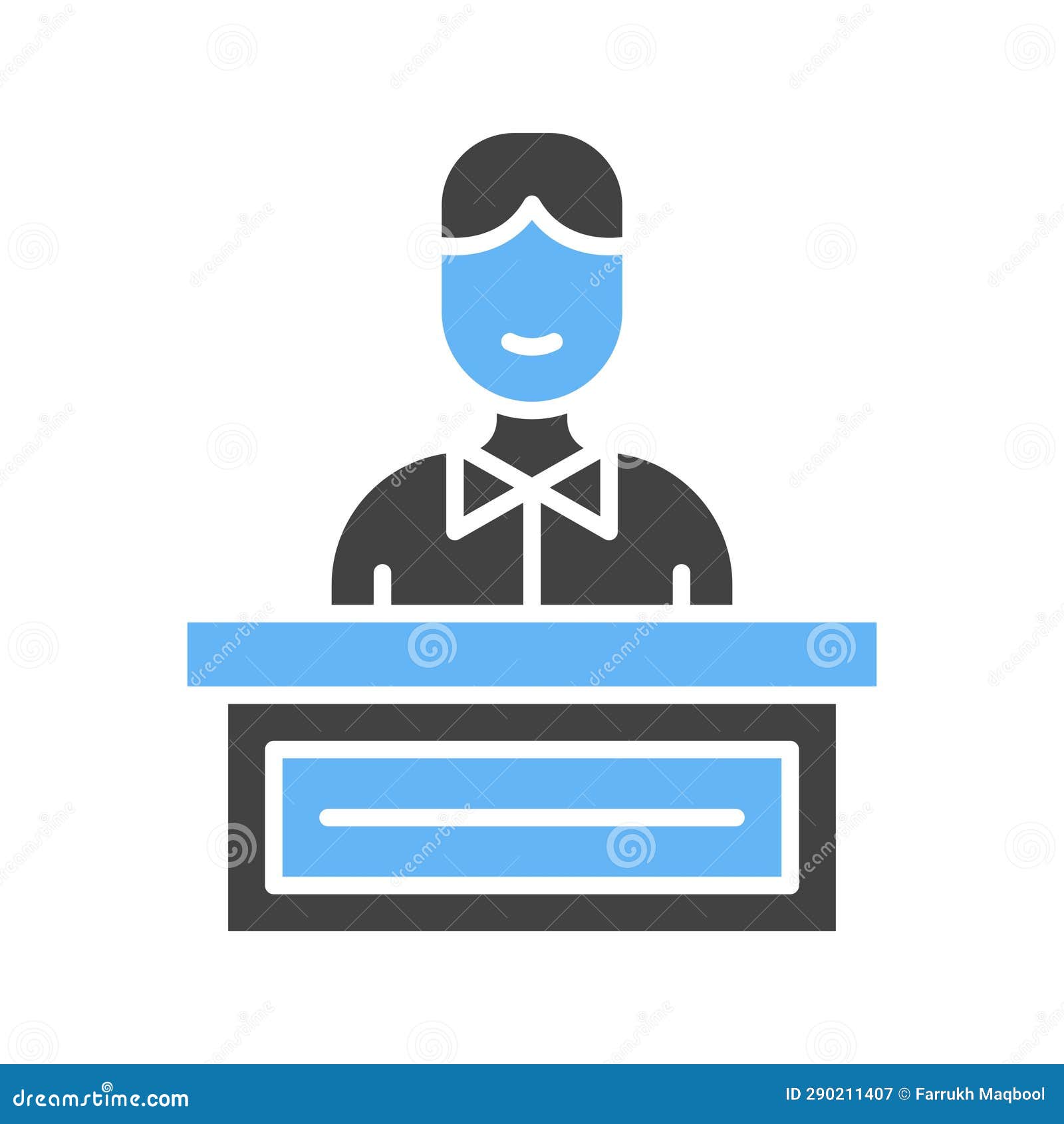 Host Icon Image. stock illustration. Illustration of business - 290211407