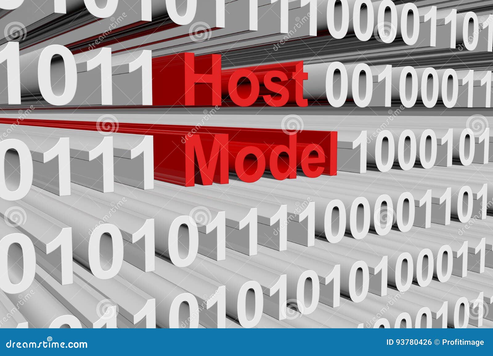 Host model stock illustration. Illustration of host, computer - 93780426