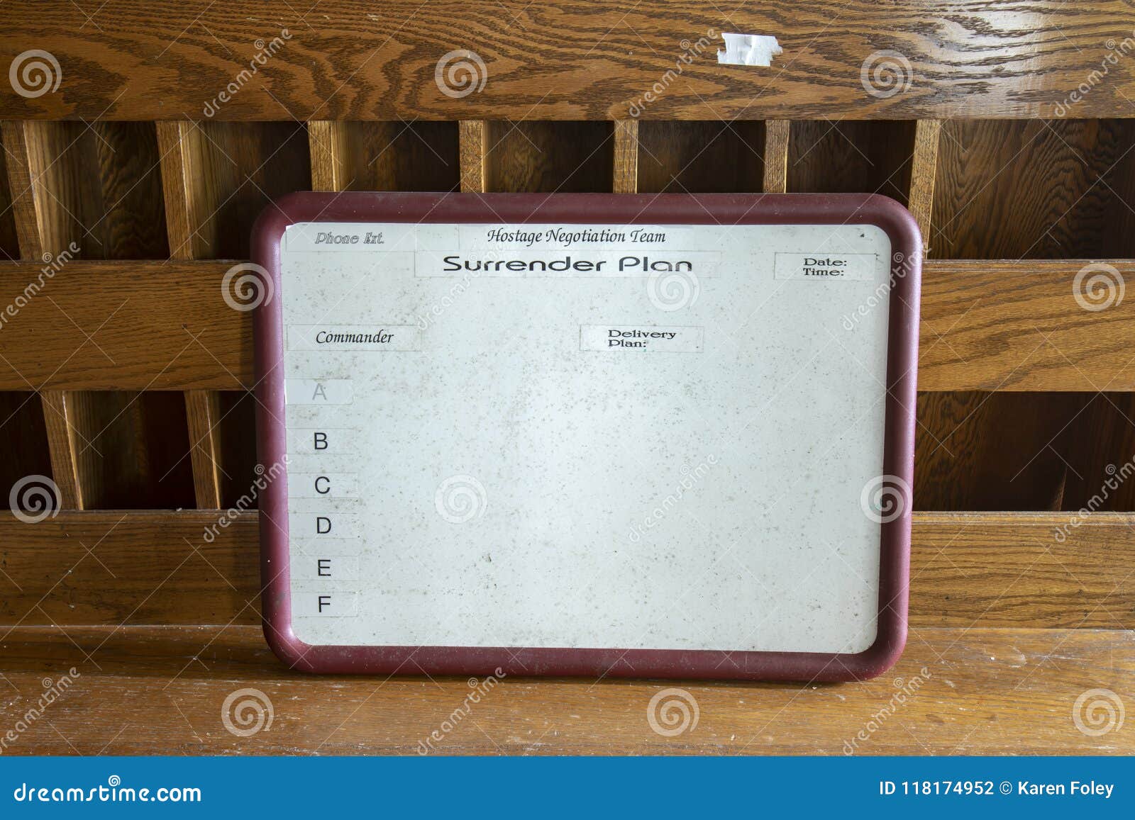 Hostage Negotiation Team Surrender Plan Stock Photo - Image of decay ...