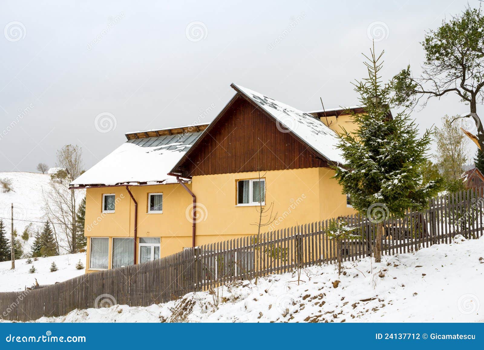 Hostel stock photo. Image of rural, cold, dwelling, touristic - 24137712